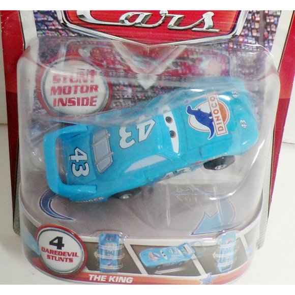Mattel | Toys | Disney Pixar Cars The King Blue Dinoco Stunt Racers Rev ...